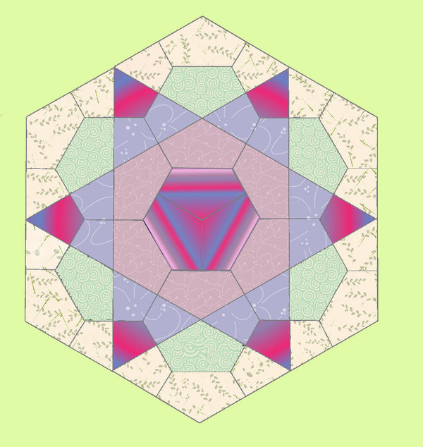 Crown and Kite, EPP, 6022, Fabric and paper Cutting on one die. - A1 ...