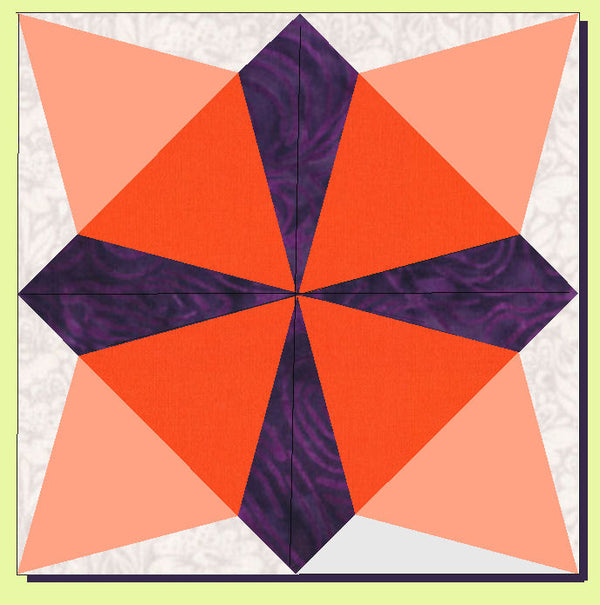 Jackaroo Star (12" finished block) - 6369 - Mat included - A1 Craft and ...