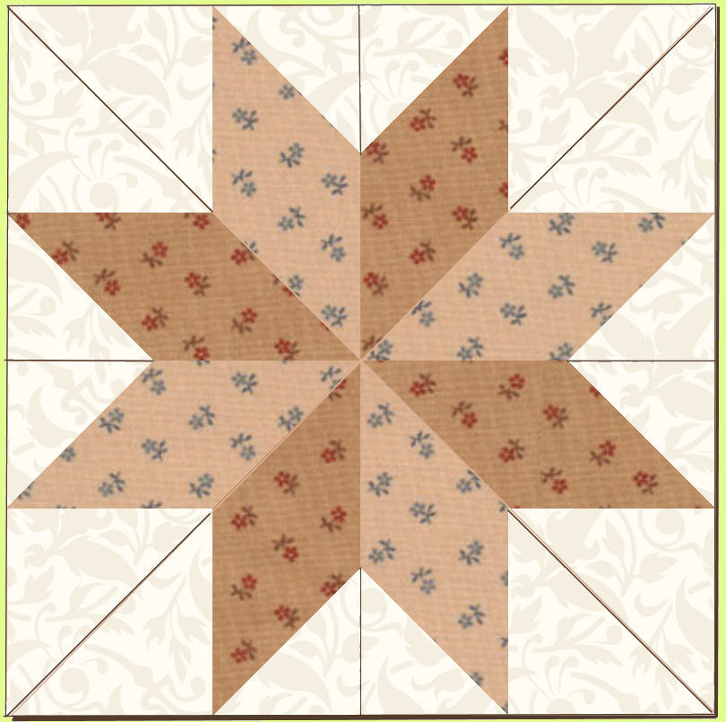 Eight Star Quilt Pattern