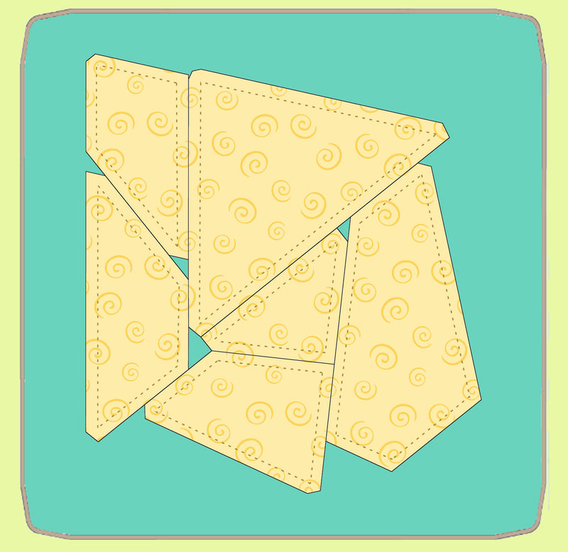 Tessellating Fish - use "Piece by Number" pattern - 6641 - includes cu ...