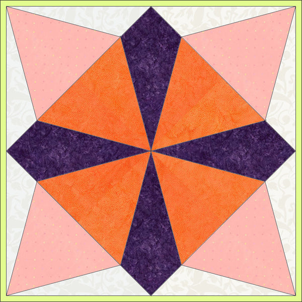 Jackaroo Star 12" finished block- 6869 - mat included - A1 Craft and ...