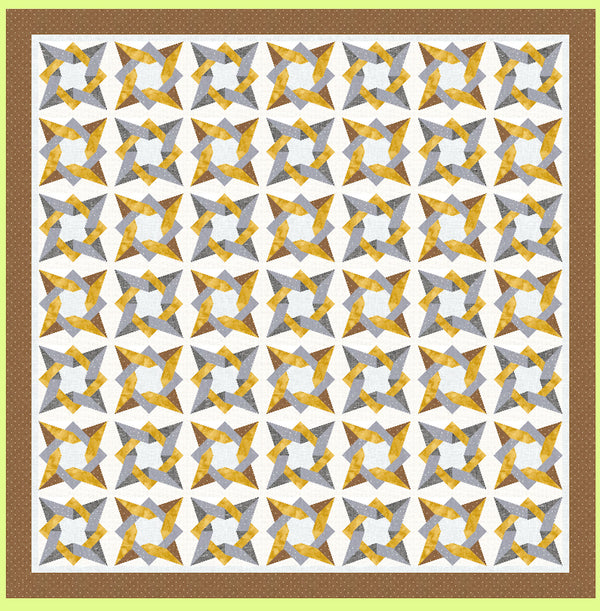 Tangled Star - 6965 - makes a 10" block - mat included - A1 Craft and ...